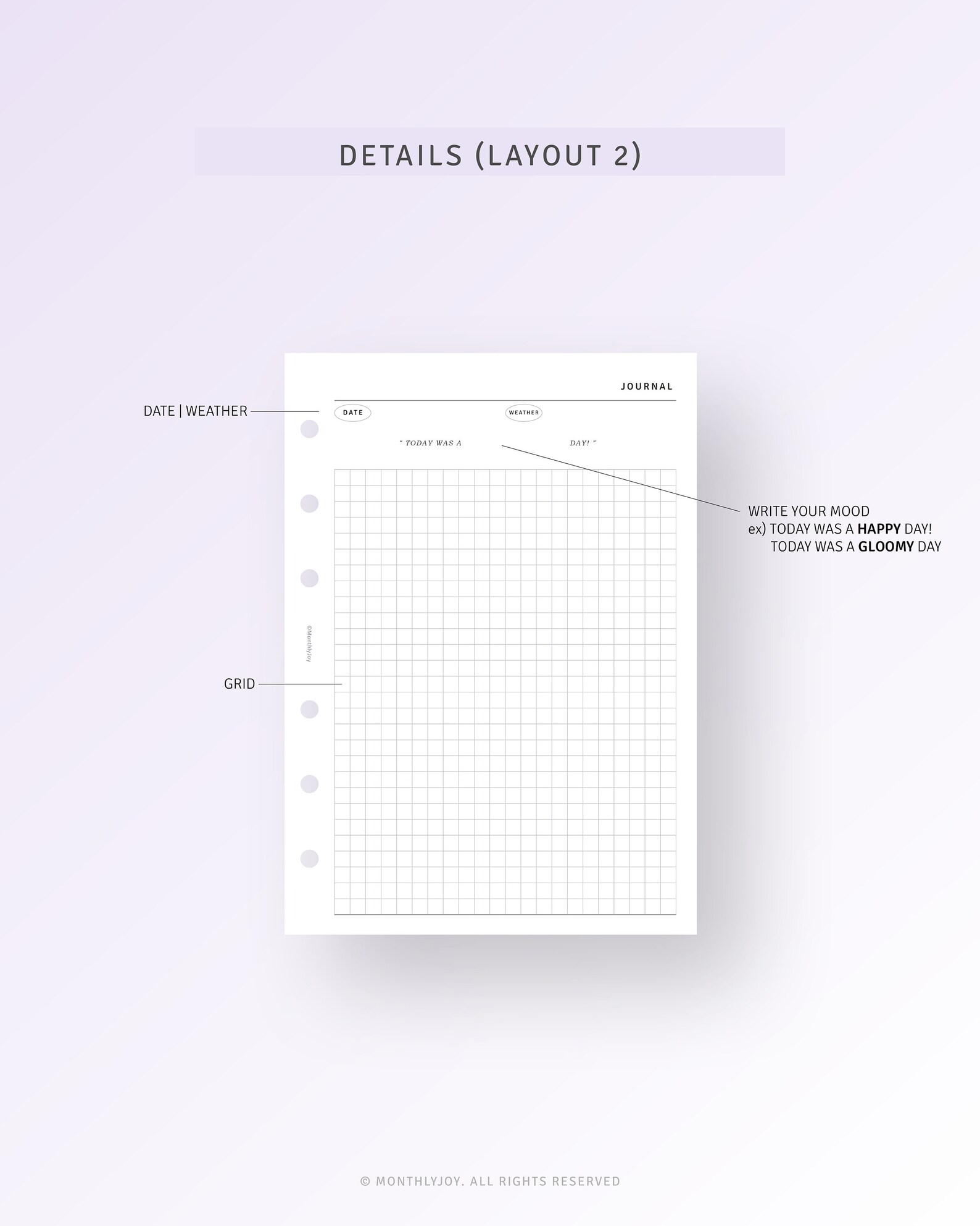 Daily Journal Pages A6 Inserts Printable Manifest Journal - Etsy