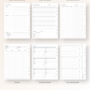 20 Finance Budget Planner A5 Inserts Printable Bundle, Money Saving ...