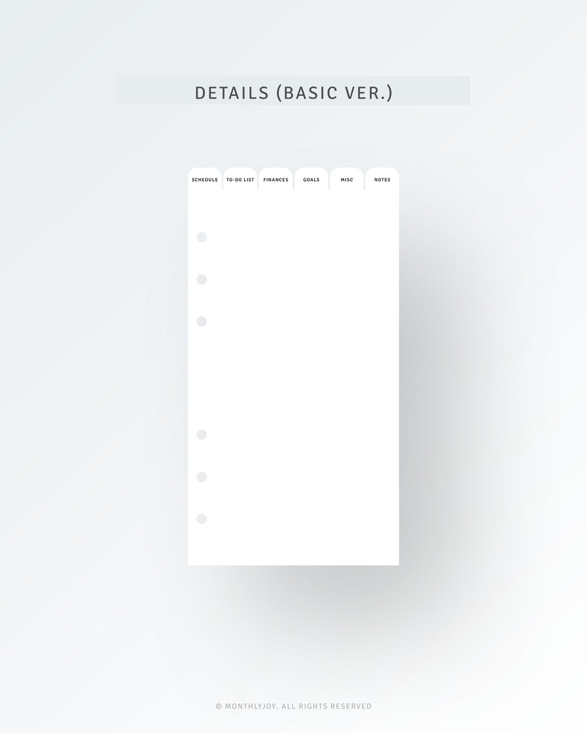 Personal Planner Dividers Printable PDF PNG Editable - Etsy