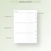 Routine Tracker Printable Personal Wide Inserts Daily To-do - Etsy