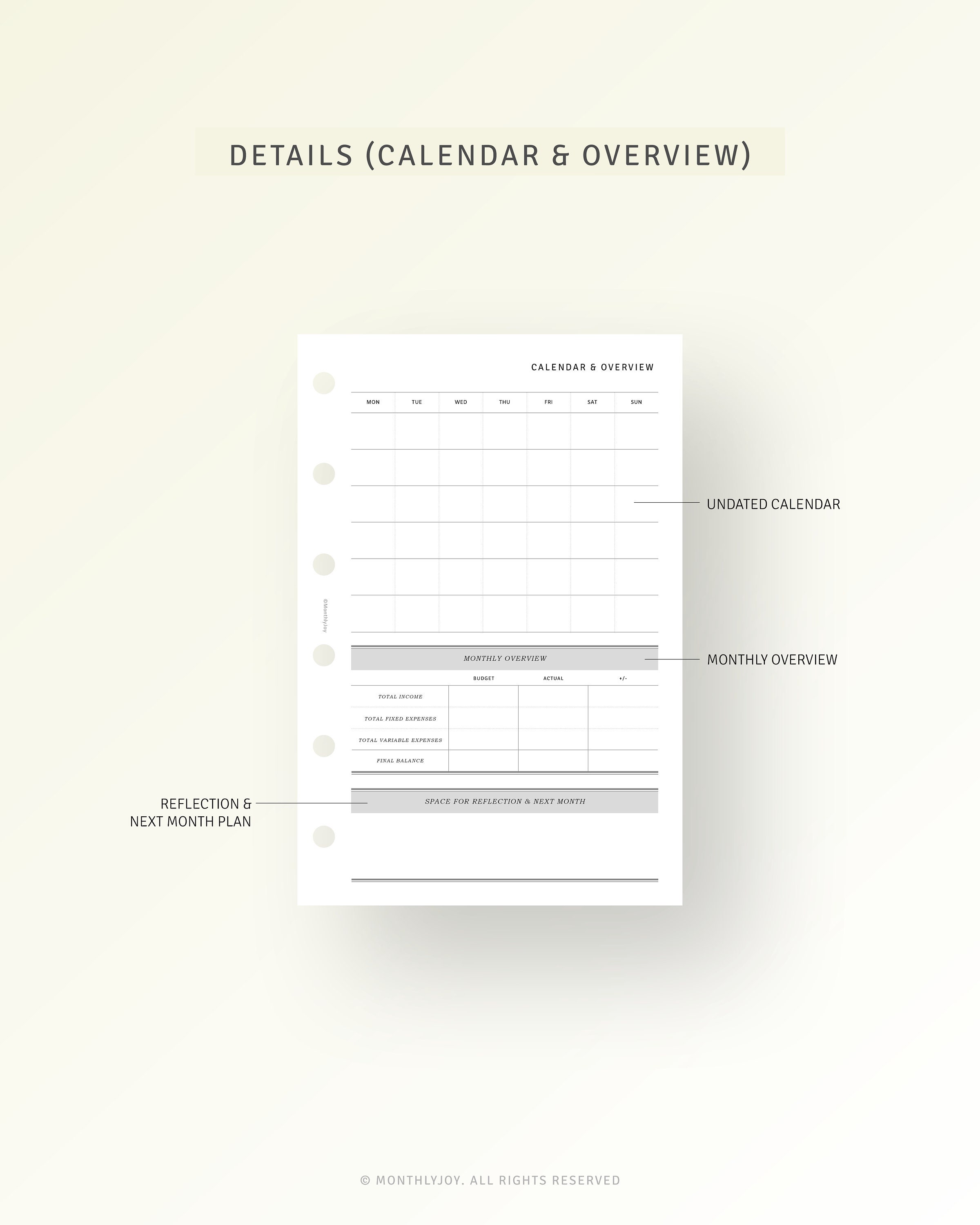 Printable Budget Planner Pocket Size Inserts Bill Organizer | Etsy