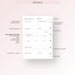 Weekly Review Pocket Plus Planner Inserts Printable Week Reflection ...