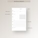 Weekly Overview FC Compact Printable Inserts Minimalist - Etsy
