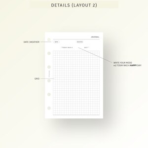 Pocket Size, Daily Journal Printable Inserts, Self Care Memory Diary ...