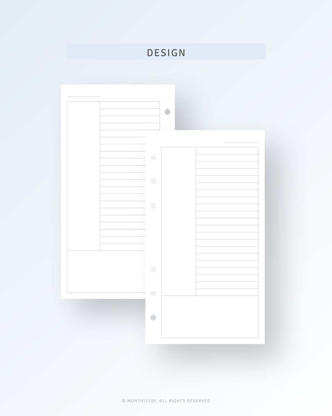 Personal Cornell Notes Page Printable Notes Page Cornell - Etsy