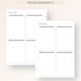 Priority Matrix Template A5 Printable Inserts, Productivity Planner ...