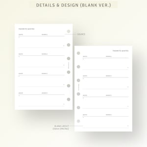 Pocket Size, Favorite Quotes Template Printable Positive Mindset Quotes ...