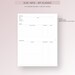 Meeting Notes Printable HP Classic Inserts, Meeting Minutes Template ...