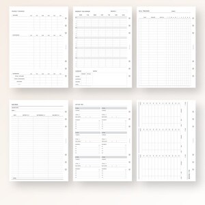 A5 Ring Finance and Budget Planner Printable Bundle Money - Etsy