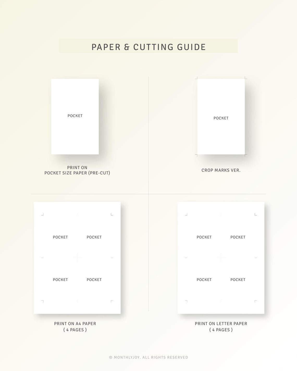 Monthly Budget Planner Printable Pocket Size, Income Expense Tracker ...