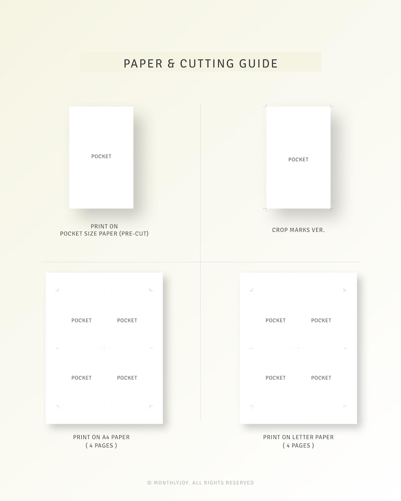 Monthly Budget Planner Printable Pocket Size, Income Expense Tracker ...