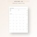 30 60 Day Countdown Tracker Printable A5 Planner Inserts, Day Countdown ...