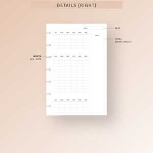 Yearly Planner Finance Overview Printable Happy Planner Pages Mini ...