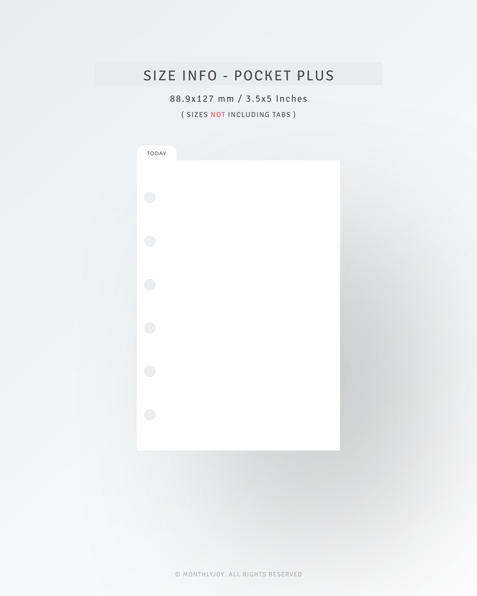 Pocket Plus Inserts | Planner Dividers Printable | PDF, PNG | Top Tabs ...