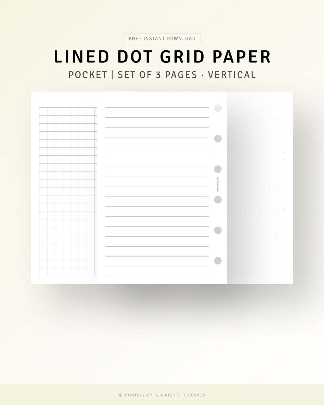 Student Note Taking Template Printable Pocket Size Inserts, Brain Dump ...