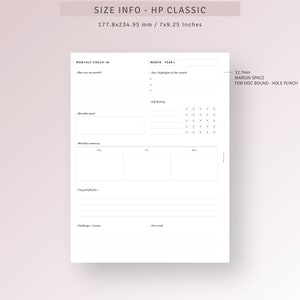 Weekly Reflection Daily Monthly Review Journal Printable Day Monthly ...