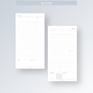 TN STANDARD | Undated Weekly Planner Pages Printable Weekly Schedule ...