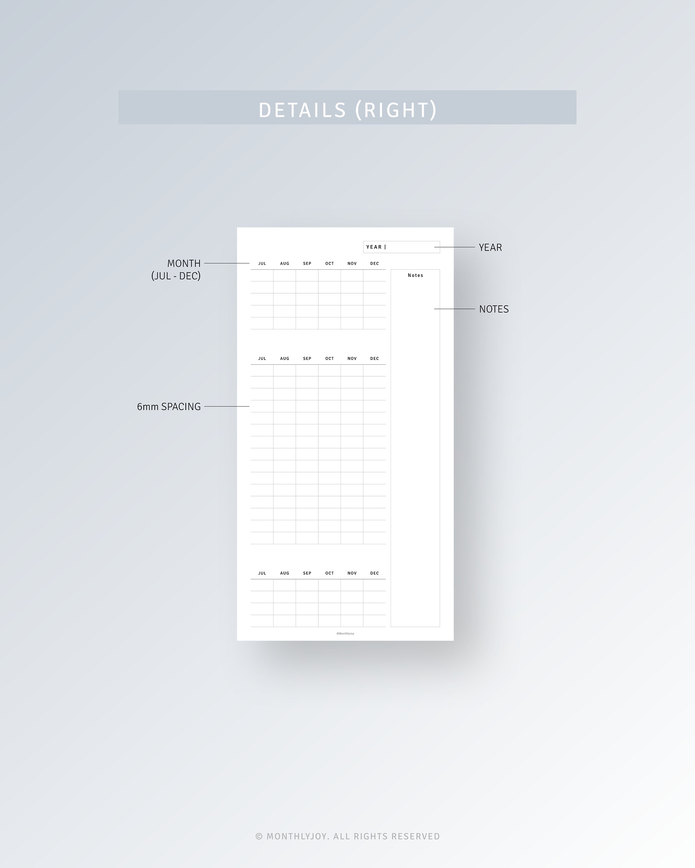 TN Standard | Yearly Finance Overview Printable Bill Organizer, Income ...