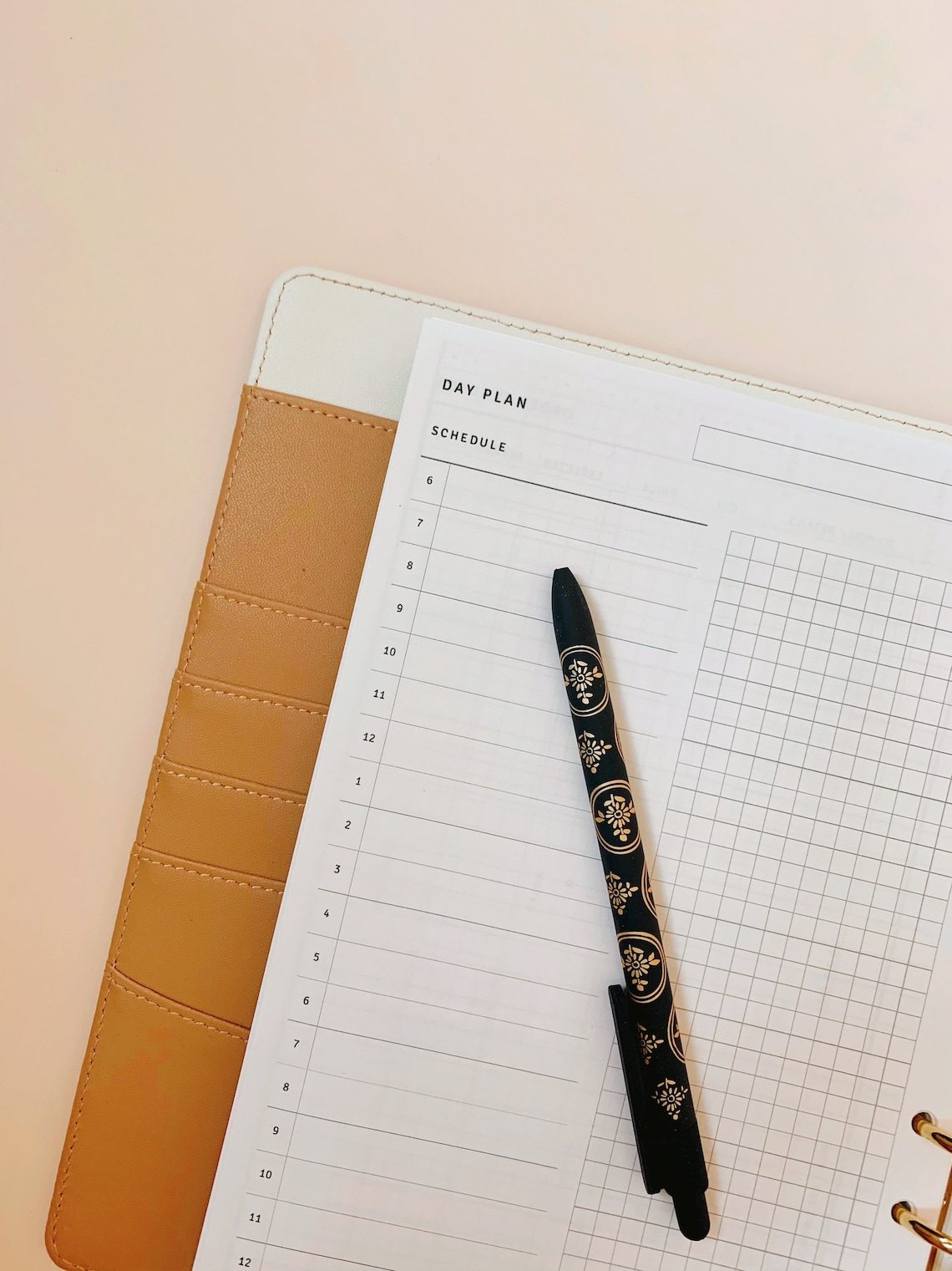 A5 Inserts, Day on Two Pages Printable Daily Planner Pages Template PDF ...