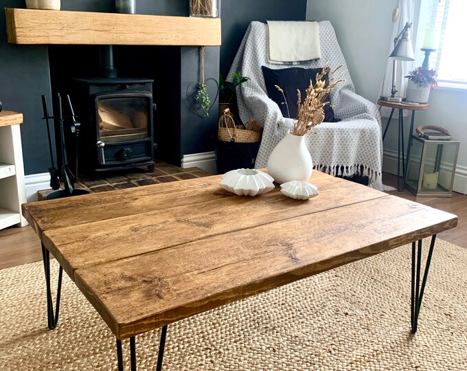 Scaffold Board Coffee Table - Etsy UK