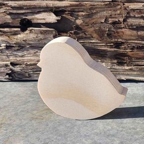 Wooden Chick - Etsy