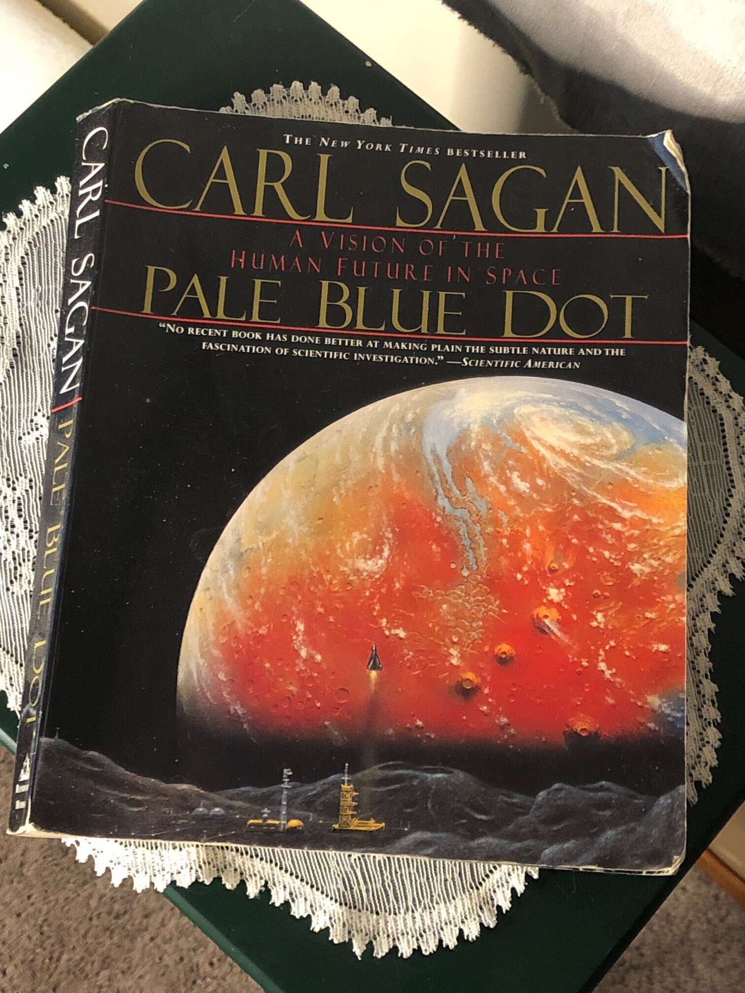 Carl Sagan Pale Blue Dot Book