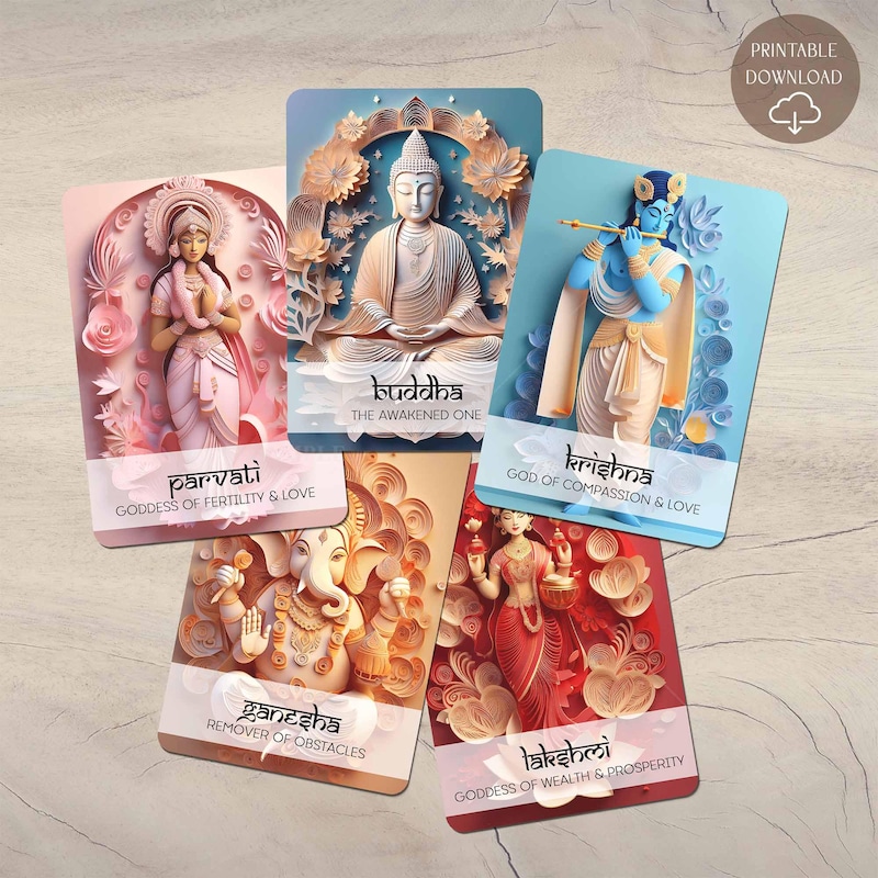 Yoga Tarot Deck - Etsy