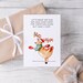 Reindeer Yoga Christmas Card Yoga Holiday Card Yoga Greeting Card Lord ...
