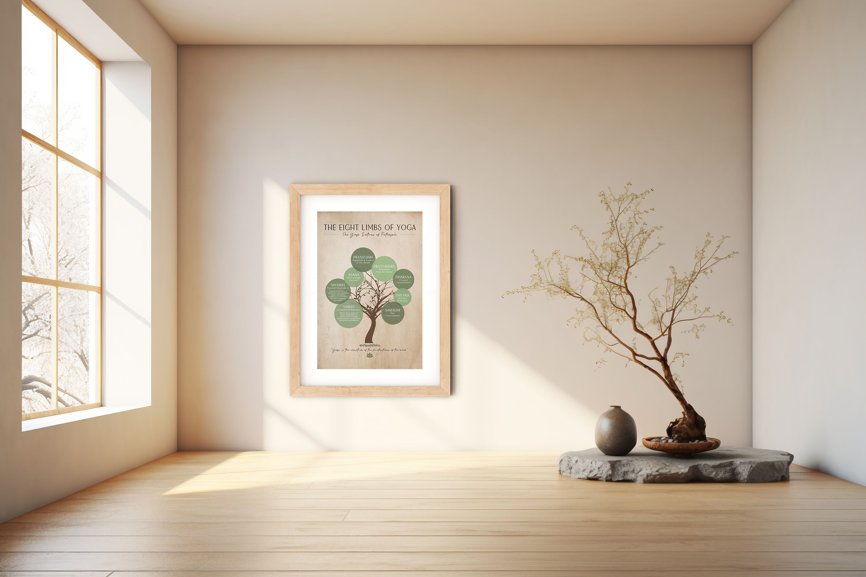 The 8 Limbs of Yoga Eight Limbs of Yoga Eightfold Path - Etsy