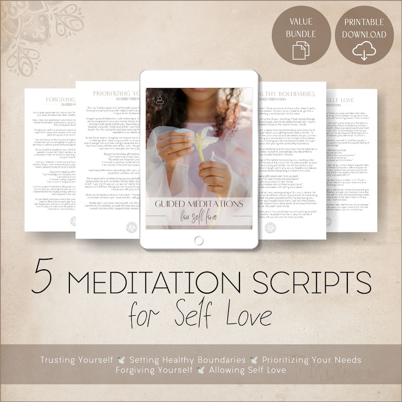 Guided Meditation Scripts for Self Love Self Care | Meditative ...