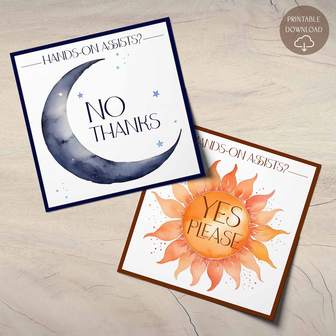 Yoga Consent Cards: Printable Yes/no Assist Cards for Teachers - Etsy