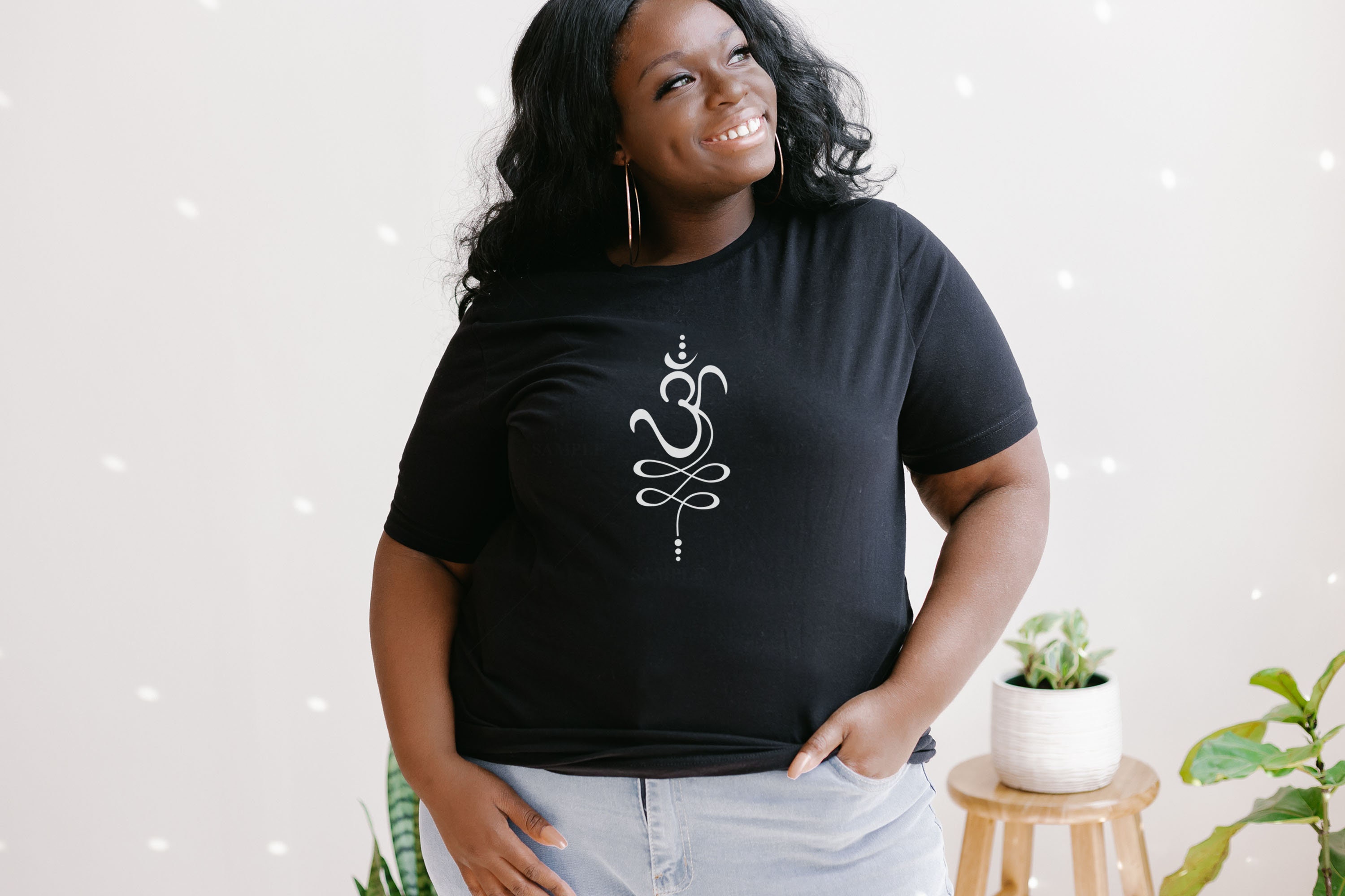 Sanskrit Breathe Shirt With Om Symbol and Unalome Mindful Shirt ...