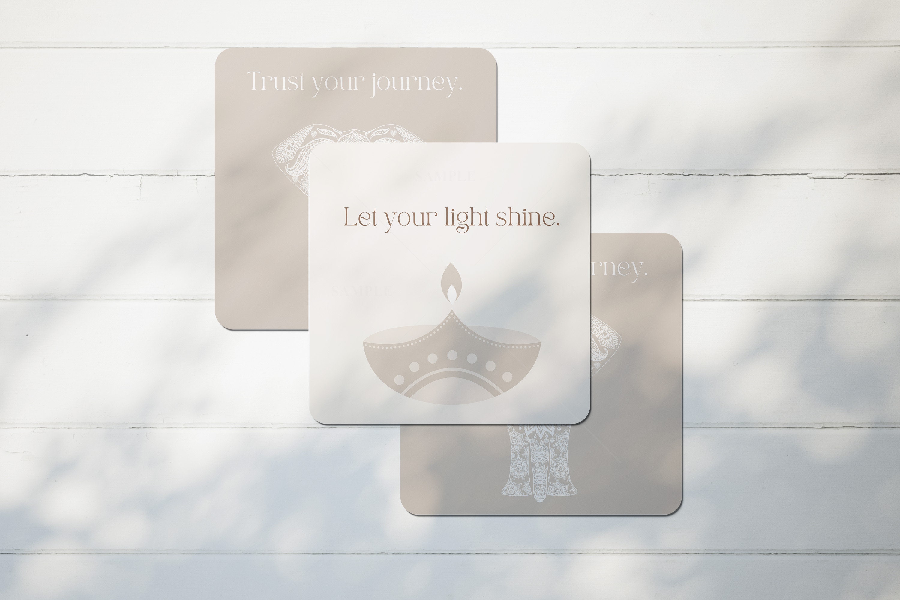 30 Printable Yoga Affirmation Cards | Mental Health Aids | Meditation ...