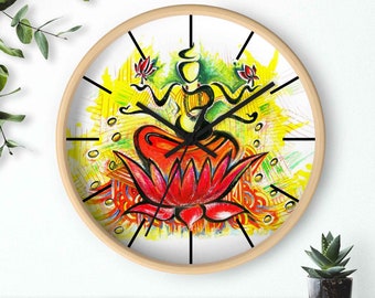 Hindu Wall Clock - Etsy