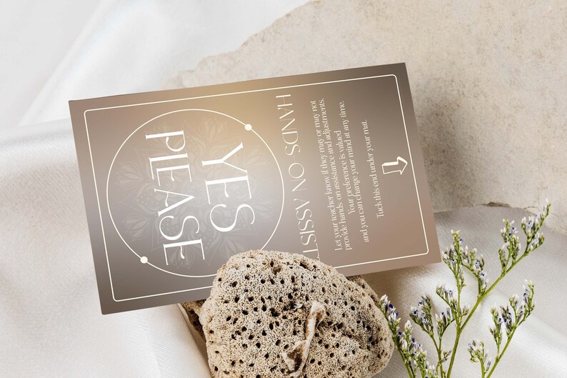 Yoga Consent Cards: Printable Assist Cards for Teachers (JPEG Files) - Etsy