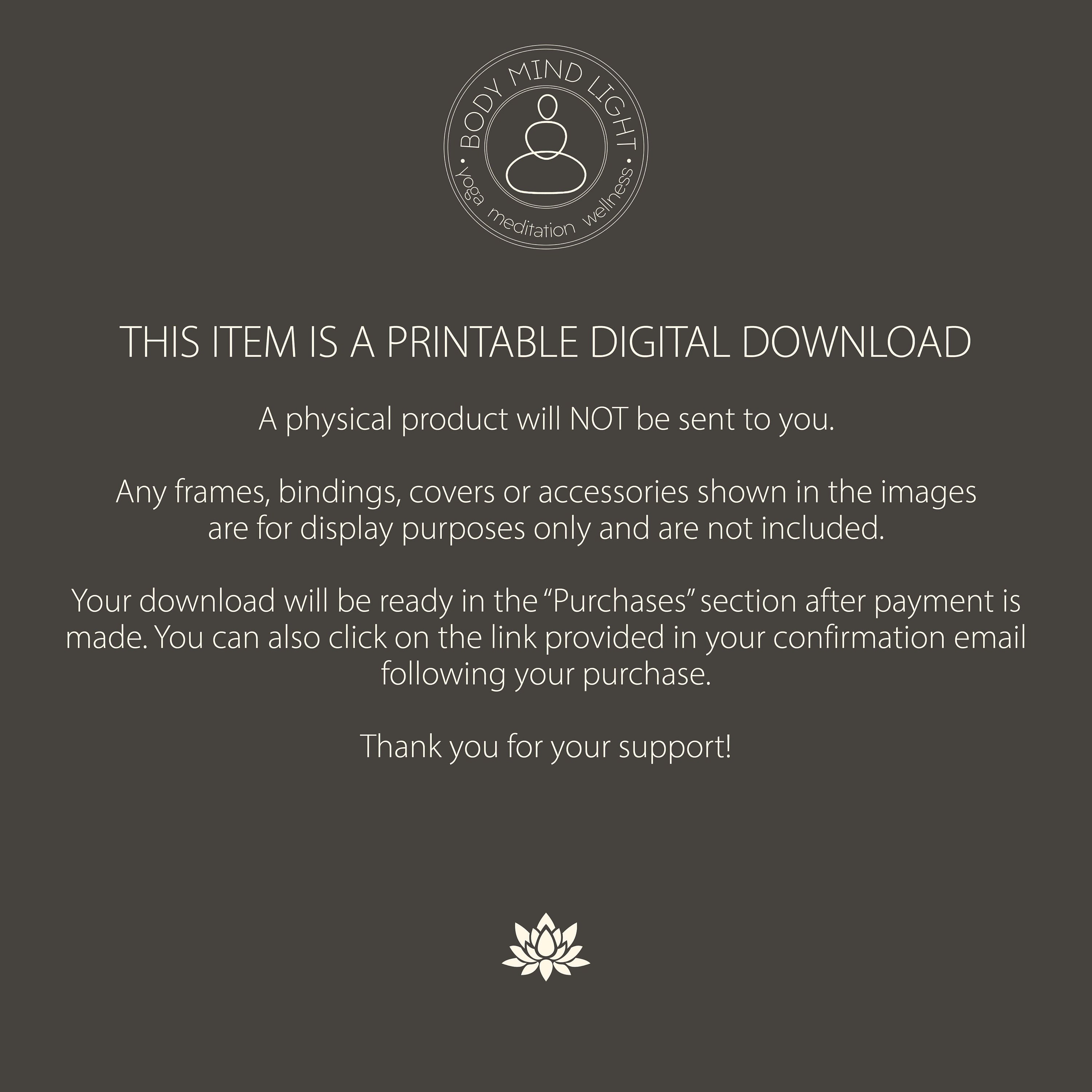 Sun Salutation Mantra Cards: Surya Namaskar Yoga Poses (digital ...