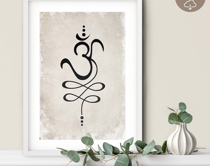 Breathe Sanskrit Symbol Digital Print/ Downloadable Digital Print ...