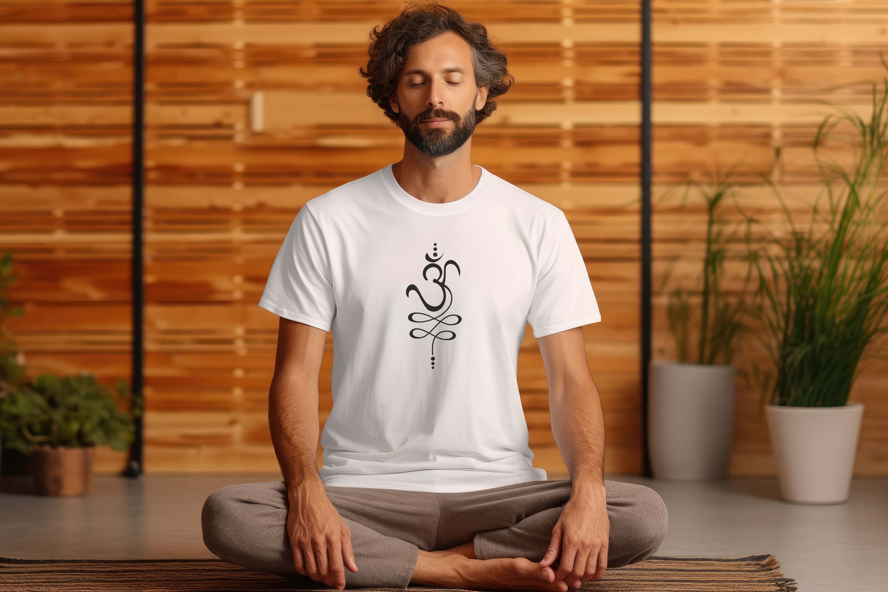 Sanskrit Breathe Shirt With Om Symbol and Unalome Mindful Shirt ...