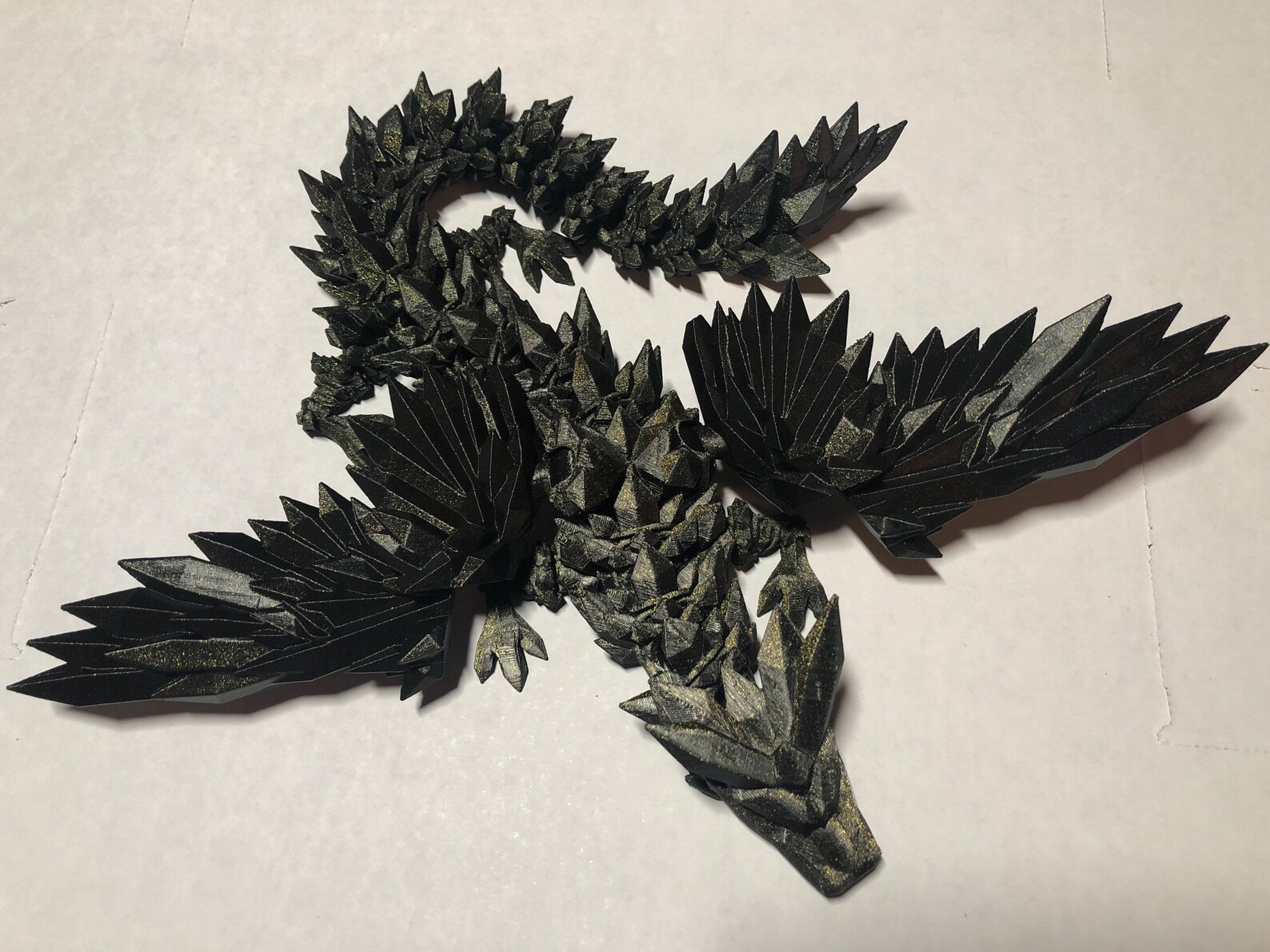 Articulated Winged Crystal Gem Dragon - Etsy