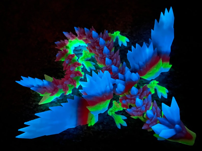 Articulated Winged Crystal Gem Dragon - Etsy