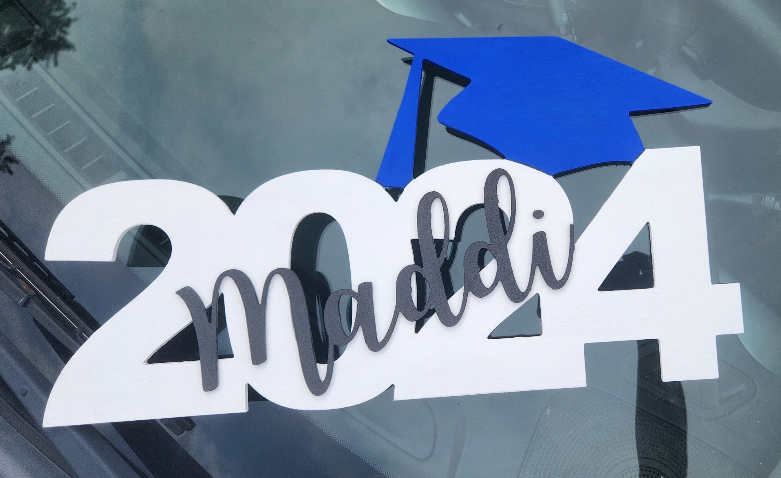 Personalized Graduation Wood Sign Class of 2024 Custom Carved and ...