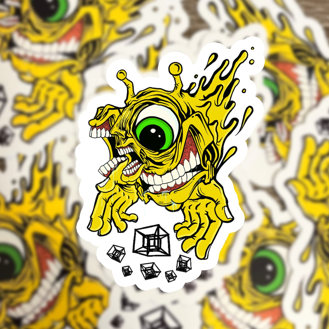 Subtronics Glossy Sticker EDM Rave Sticker Dubstep - Etsy
