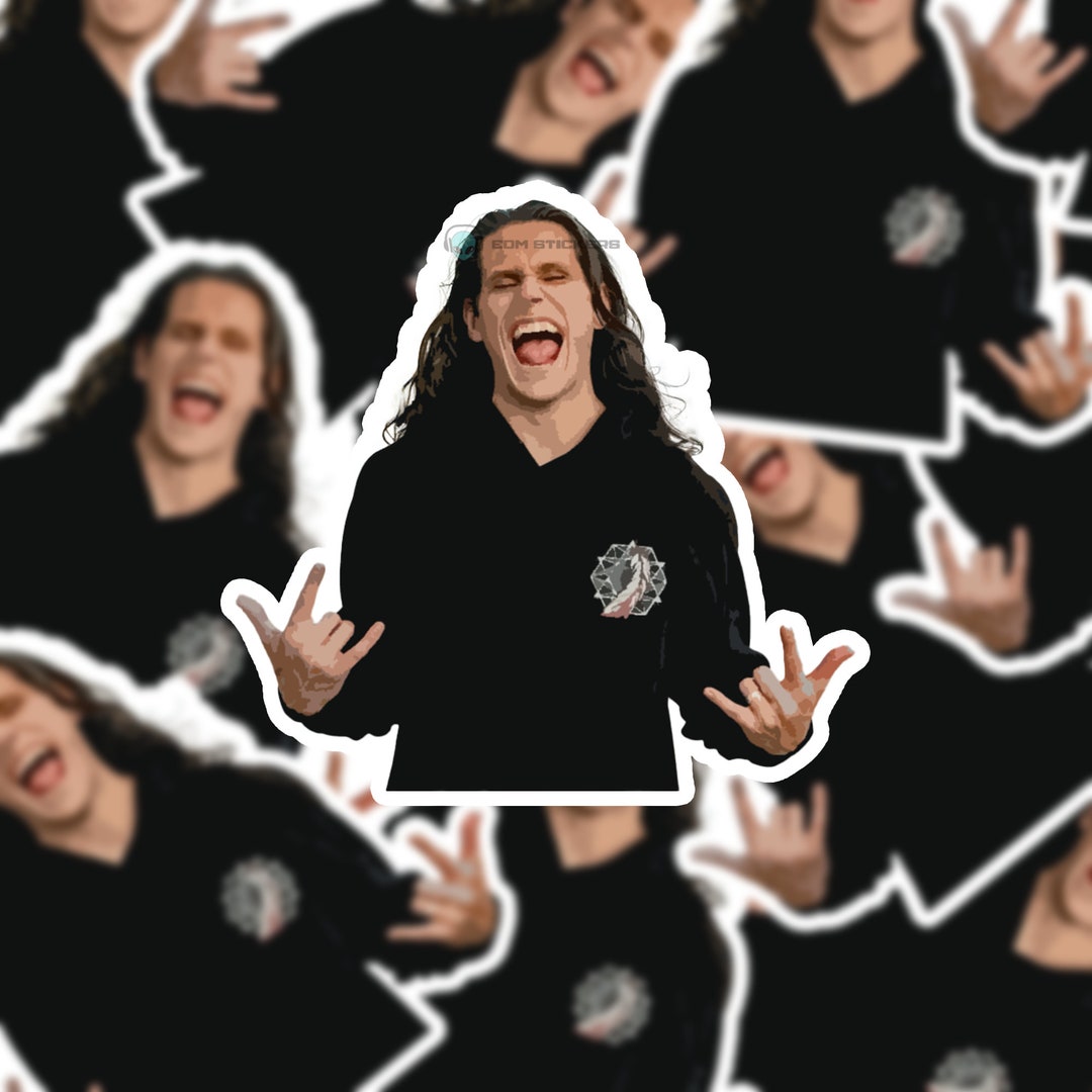 Sullivan King Rock on Glossy Sticker, EDM Stickers, Laptop Sticker ...