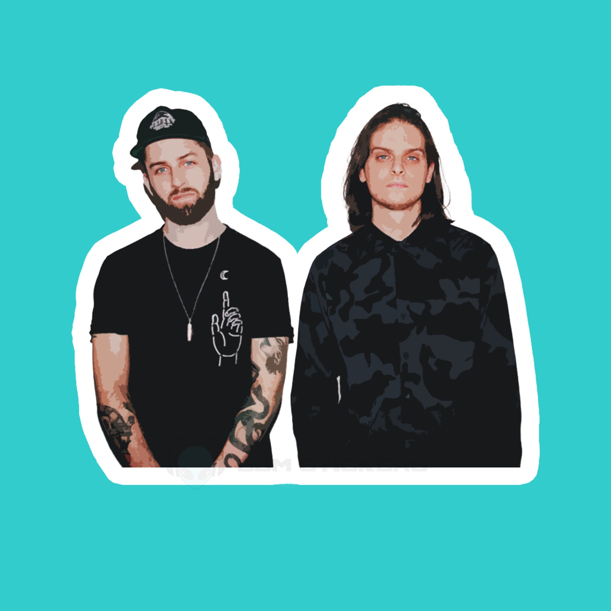 Zeds Dead Glossy Sticker EDM Rave Stickers Dubstep EDM - Etsy