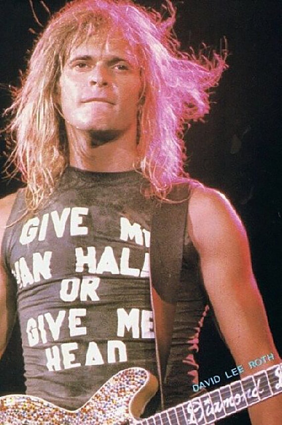 David Lee Roth Van Halen Collage Art & Collectibles Memorabilia etna.com.pe