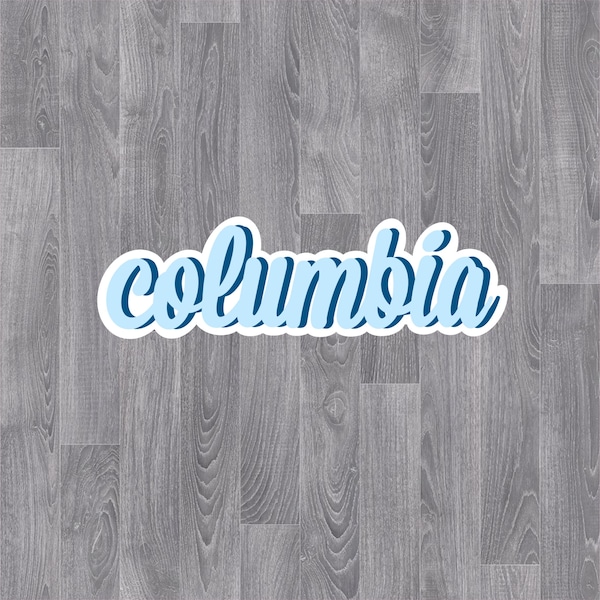 Columbia University Car Decals - Etsy