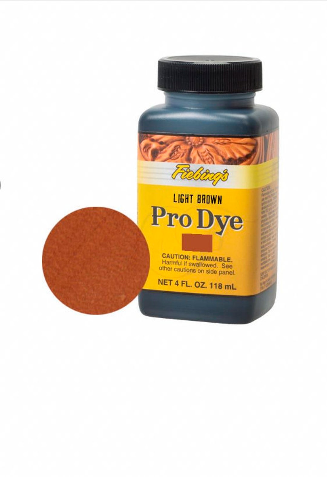 Light Brown Pro Dye, Fiebings Pro Dye, Leather Dye, Leather Crafting ...