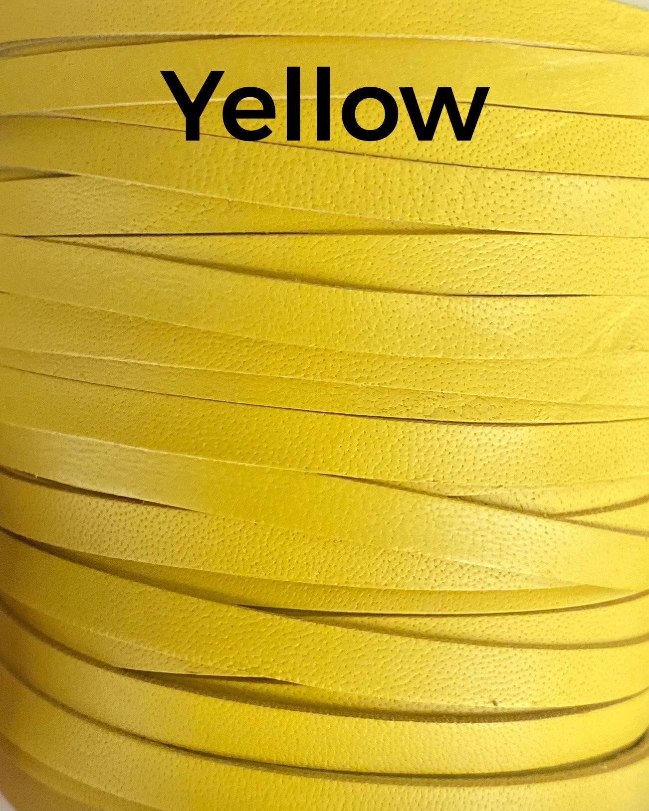 Yellow Buckstitch Leather Buckstitch Lace Genuine Kangaroo - Etsy