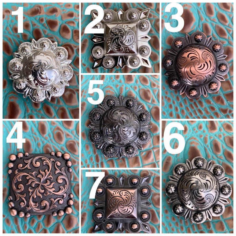 Western Conchos, 1 1/2", Tack Conchos, Replacement Conchos, Western ...