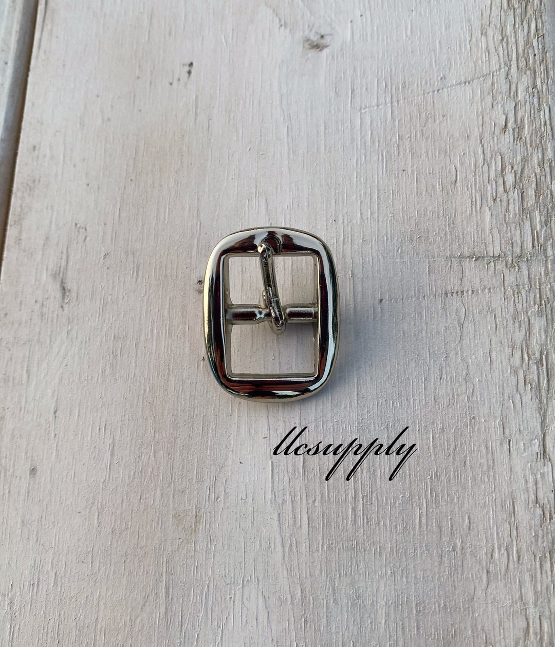 5/8" Silver Cart Buckle, Tack Making Hardware, Leather Crafting Buckle ...
